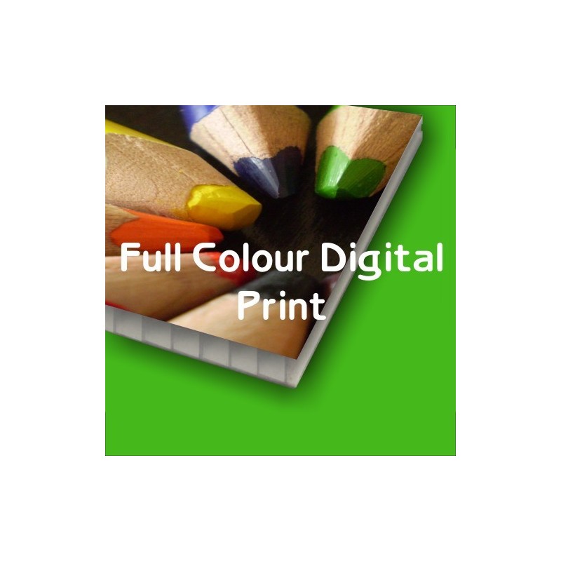 A2 corriboard signs using corrugated PVC