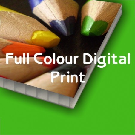 A1 corriboard signs using corrugated PVC or correx