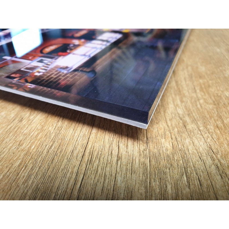 Acrylic Photo Prints mounted behind crystal clear acrylic